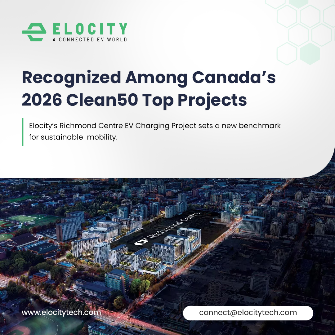 Elocity’s Richmond Centre EV Charging Project Honoured as a 2026 ...